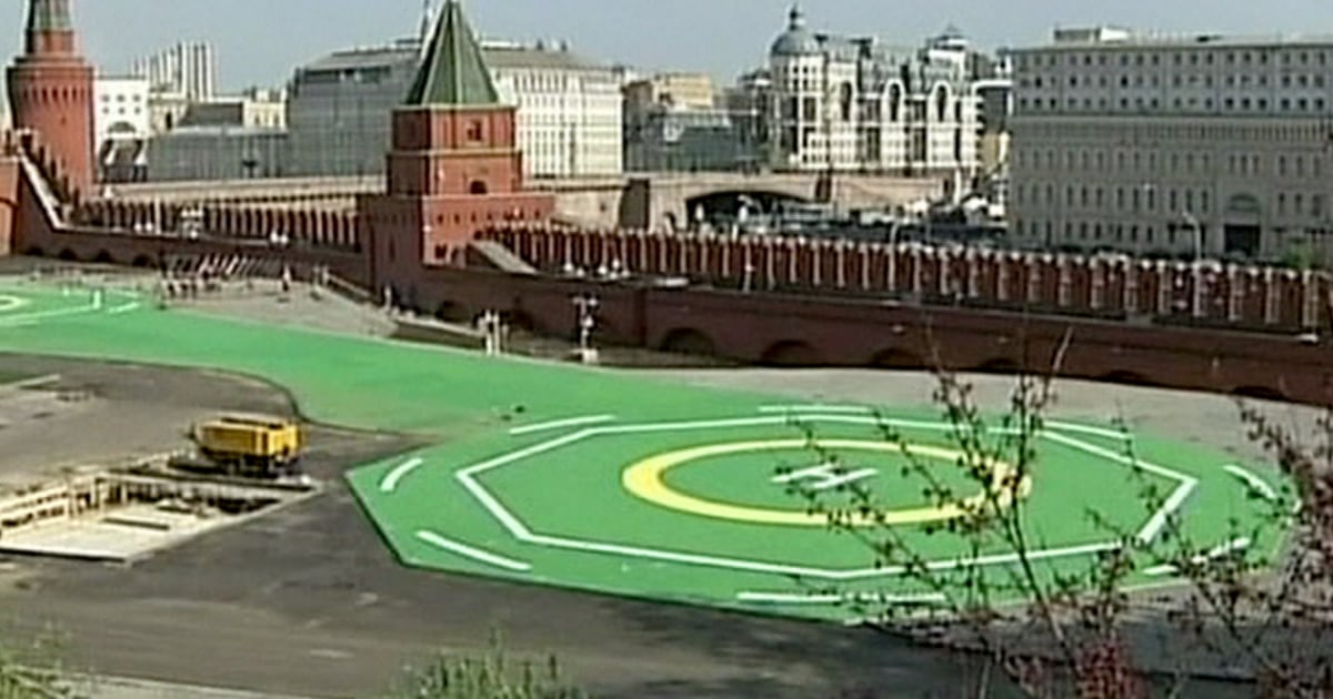Helipad build for Russia's Vladimir Putin