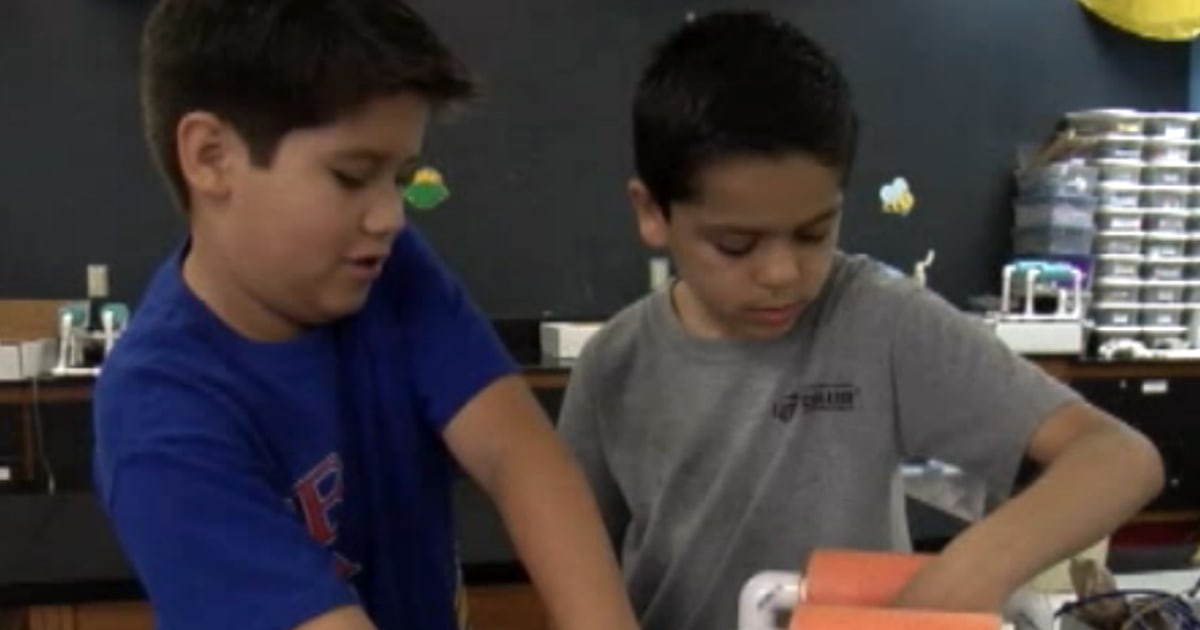 Young inventors test invention as NASA