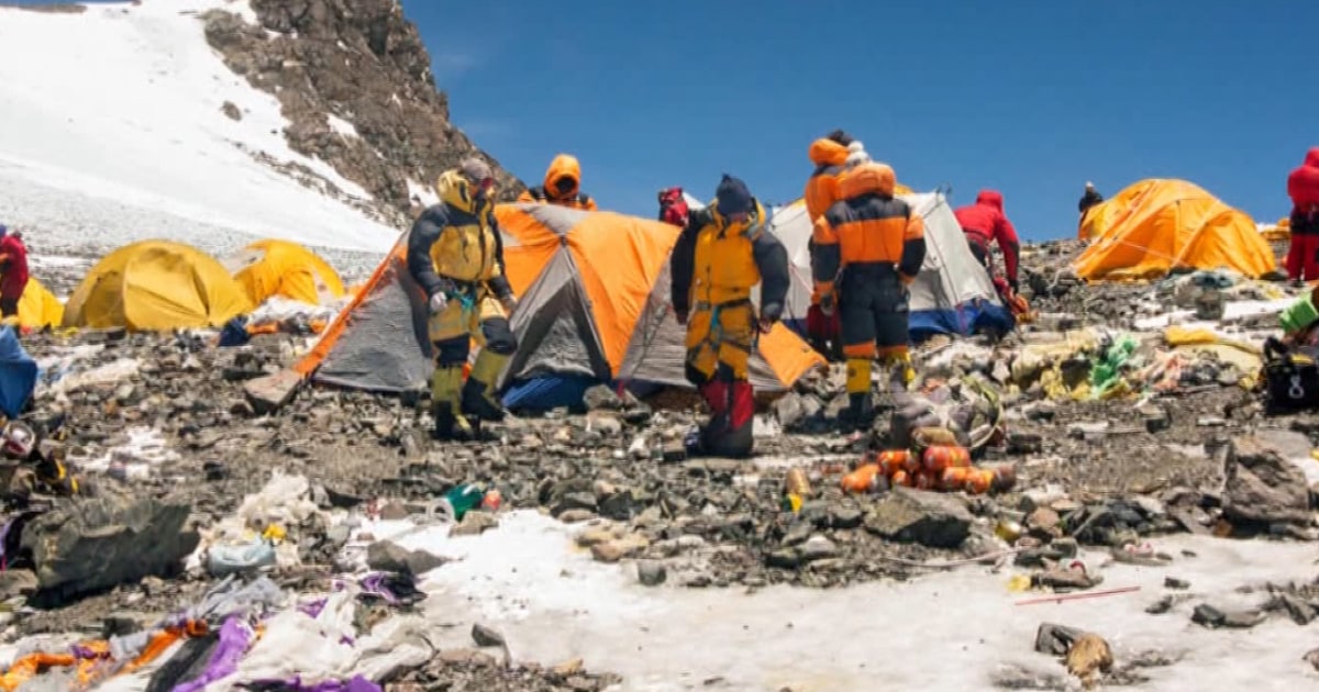 60 years of climbing leaves Mount Everest polluted, crowded