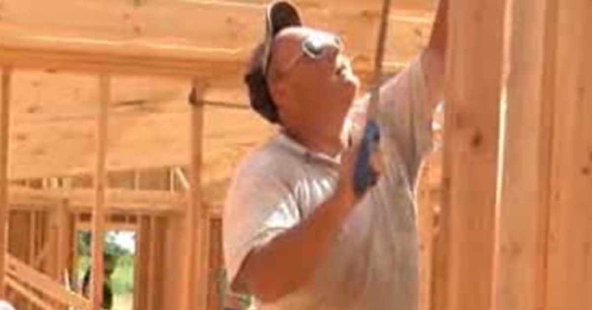 Blind man builds house from scratch