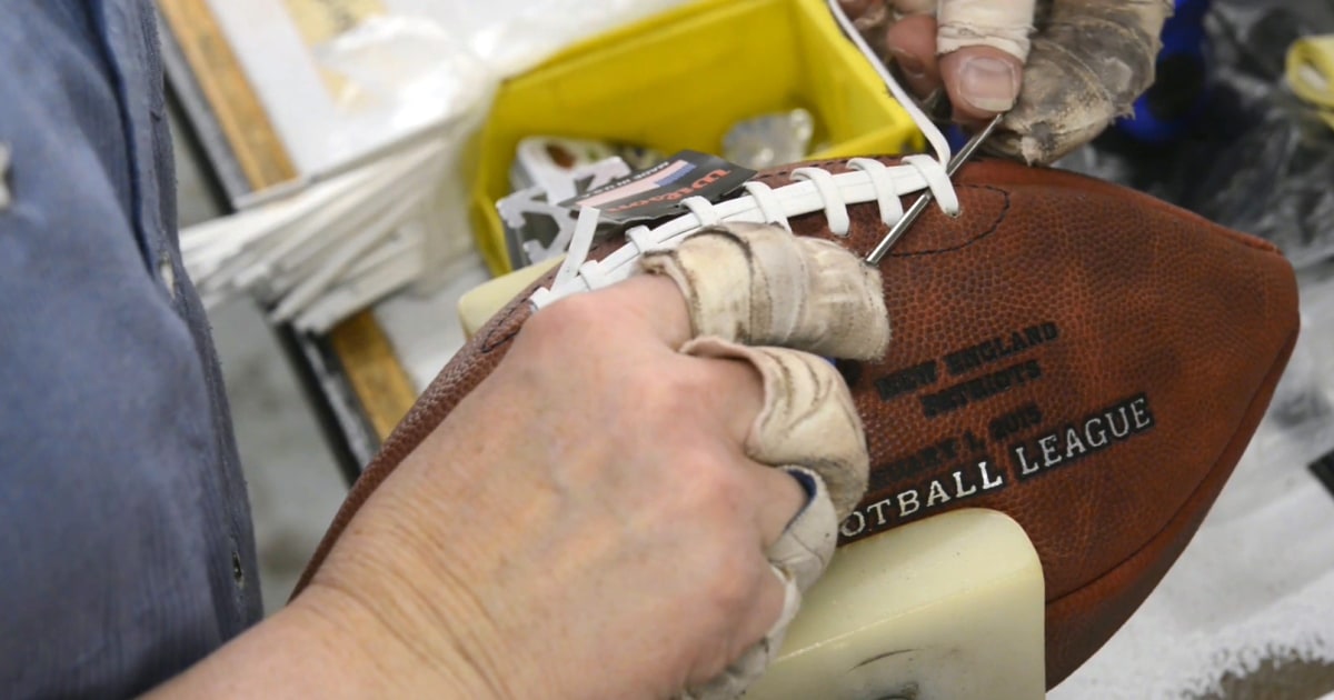 Inside the One Place Where Footballs Are Made
