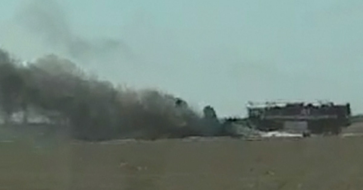 F18 Crashes Near Fresno