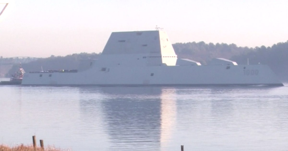 New Navy Destroyer Makes Maritime Debut