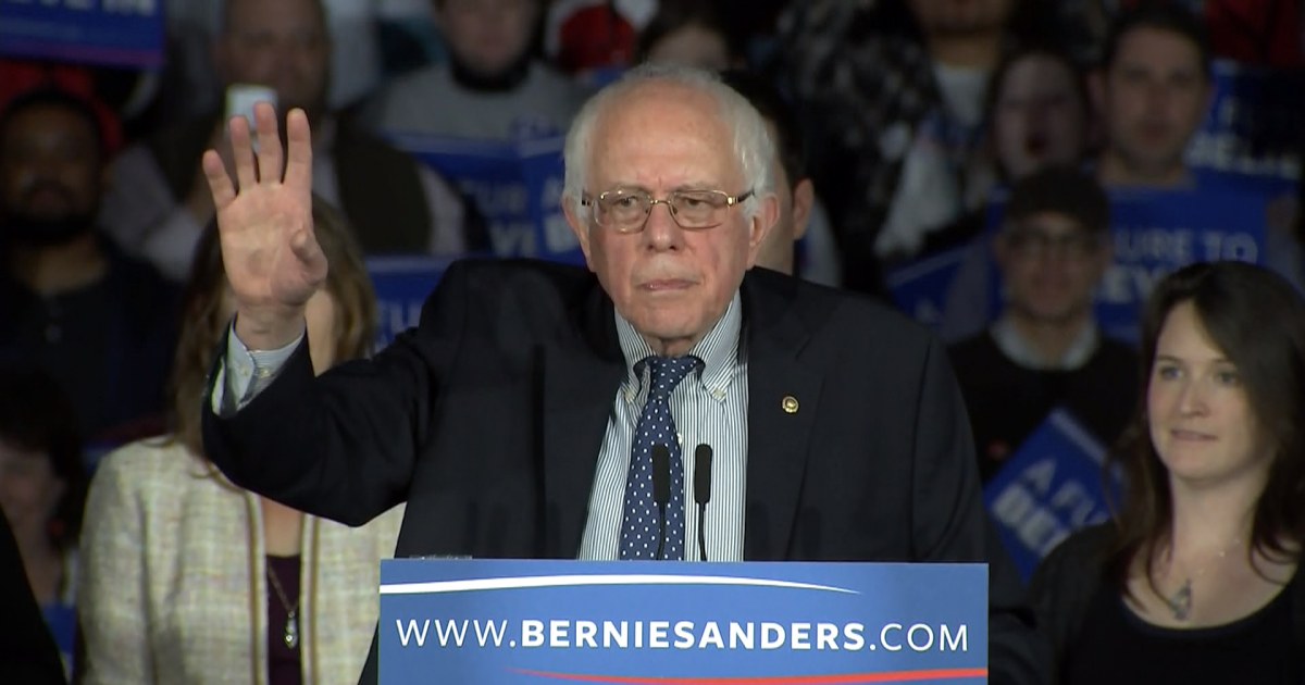 Watch Bernie Sanders' Full Iowa Caucus Speech