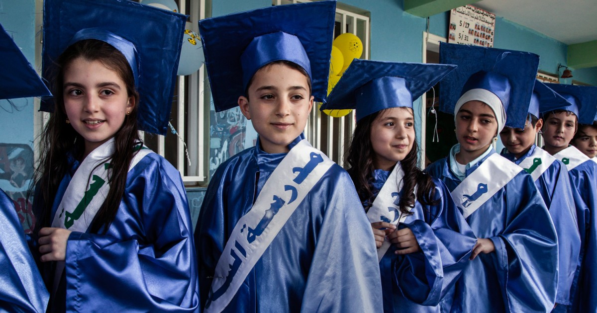 Syrian Kids Find Joy in School for Refugees