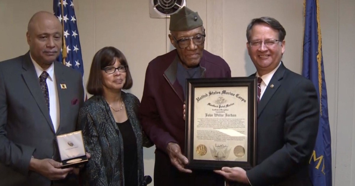 After 70-Years, Pioneering Marine Honored