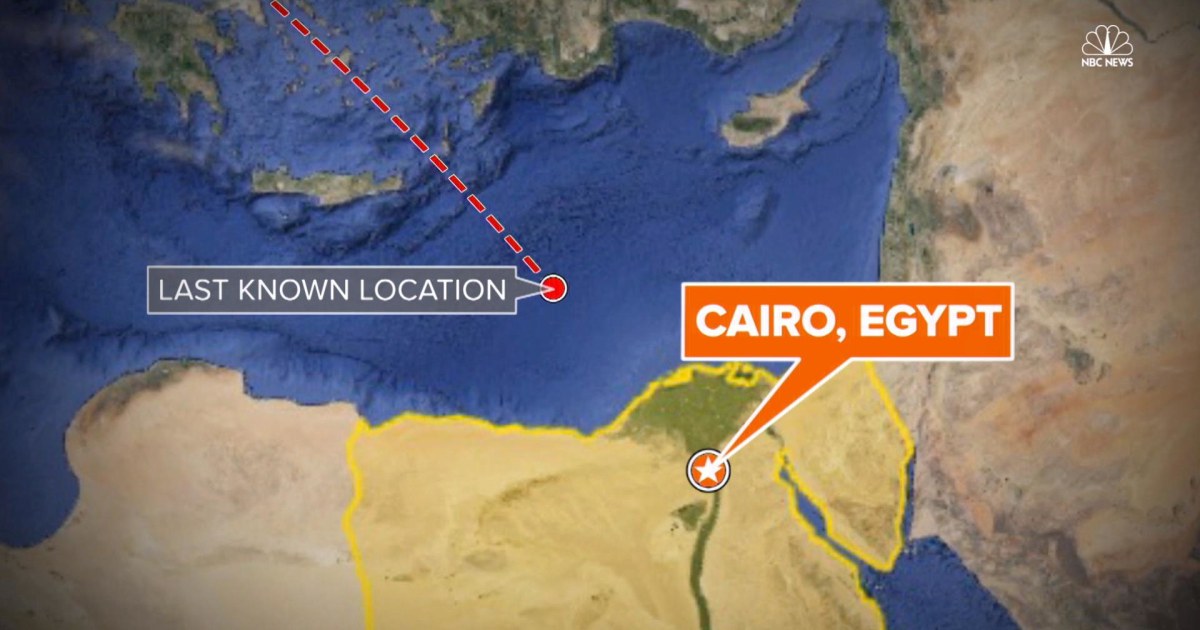 Timeline of EgyptAir Flight MS804
