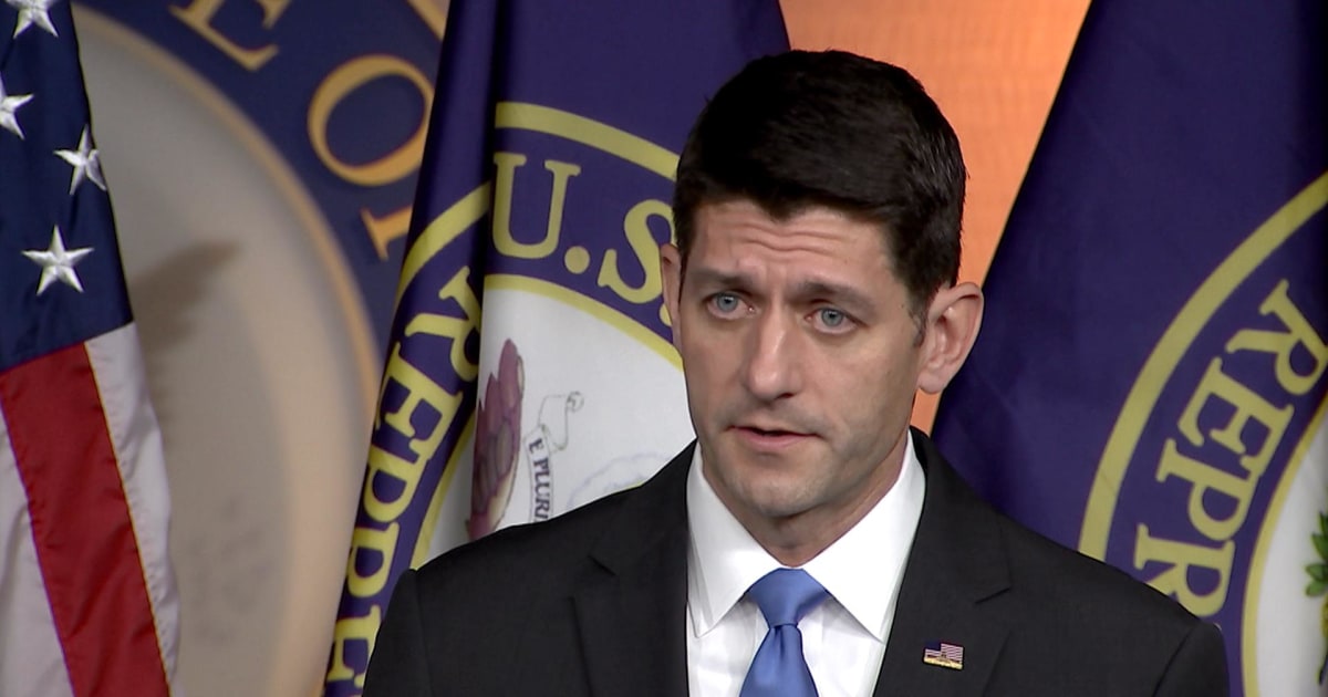 Ryan Says Trump Meeting Was 'Very Encouraging'