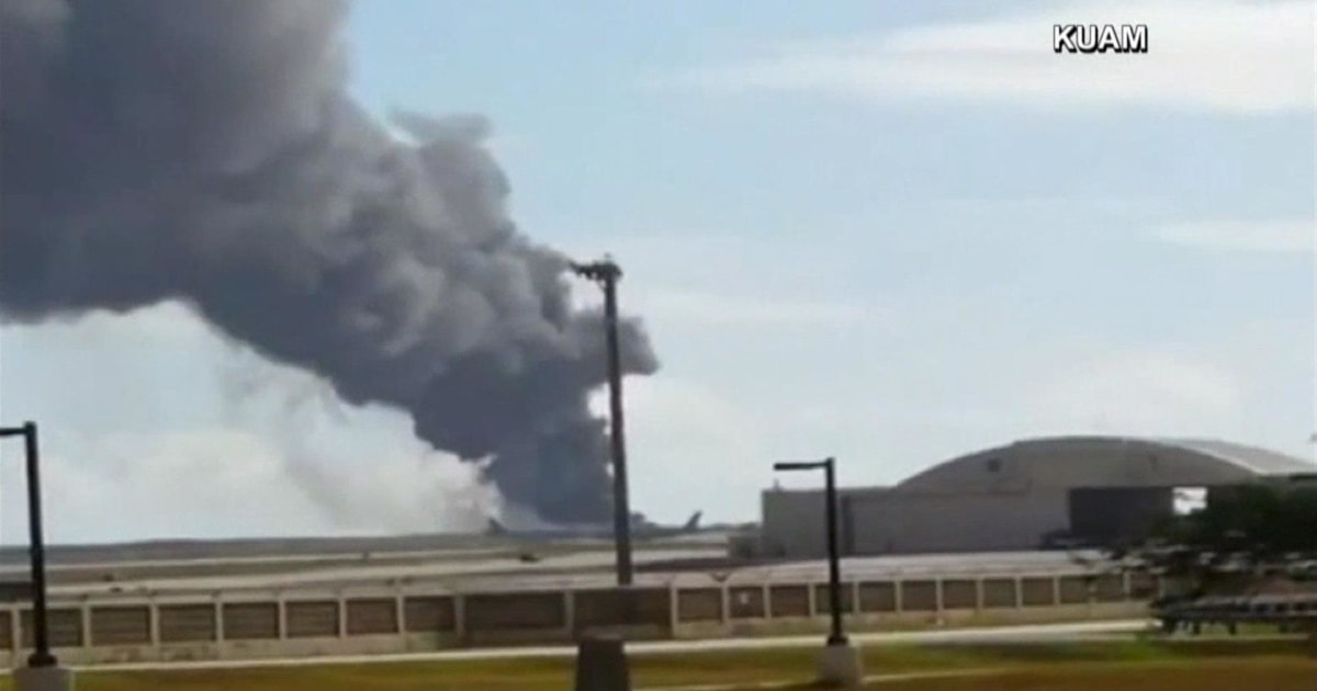 Air Force B-52 Crashes at Guam Base