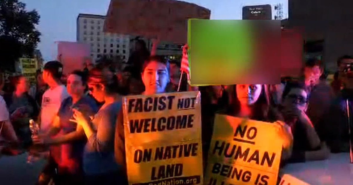 Protests Break Out at New Mexico Trump Rally