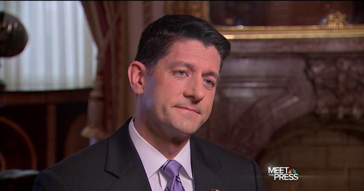 Ryan: 'Not My Place' to try to Control Convention Delegates