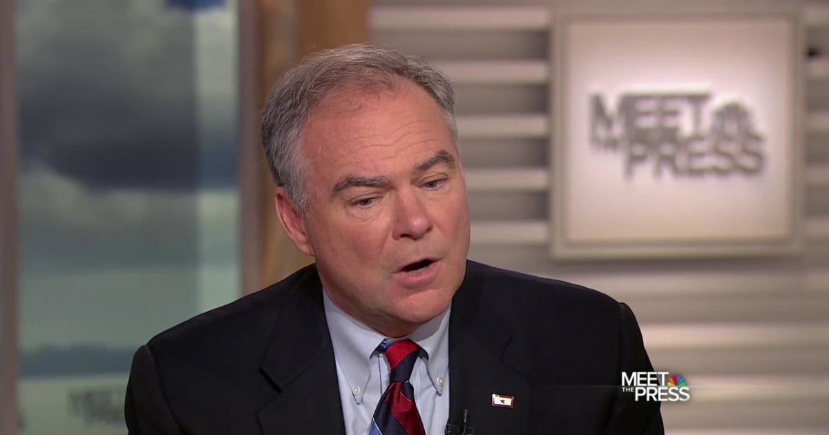 Sen. Kaine on VP Prospect: I've Been a Leader and a Follower