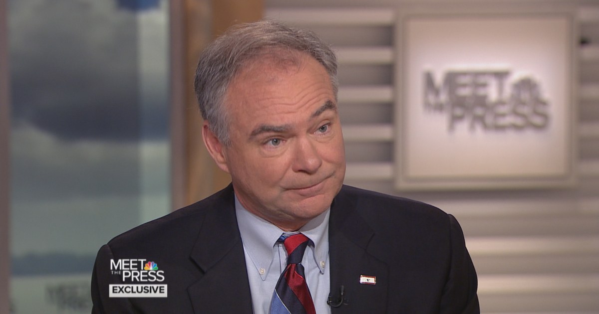 Tim Kaine on Commander-in-Chief Qualifications