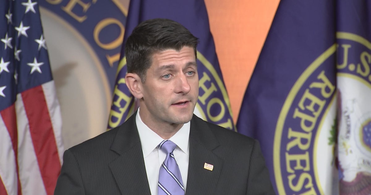 Ryan on Whether He Would Rescind Support for Trump