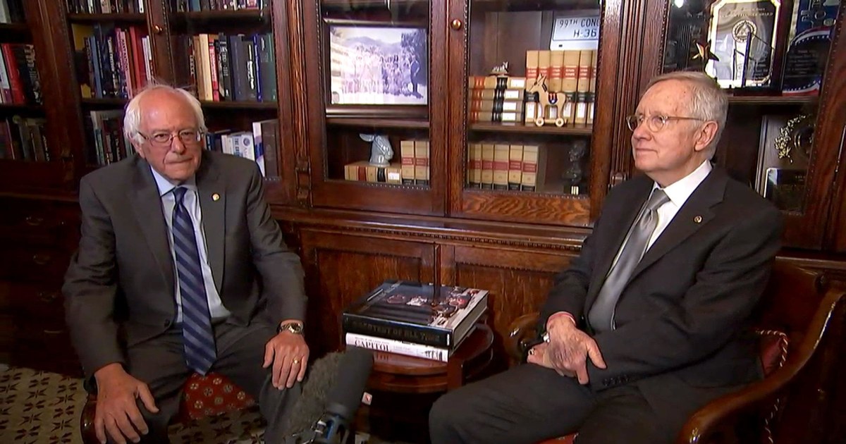 Sanders Meets With Reid on Capitol