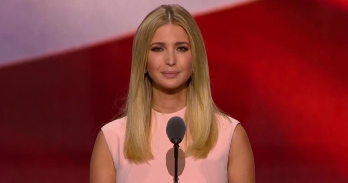 Ivanka Vows to Fight for Equal Pay Alongside Dad in White House