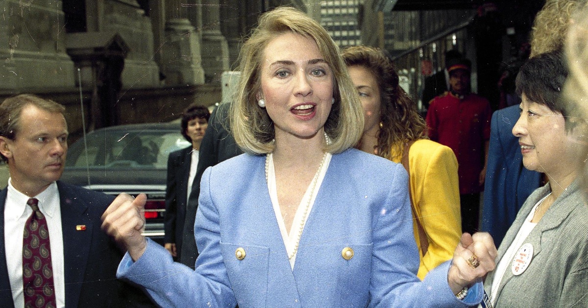 Flashback: Hillary Clinton as First Lady