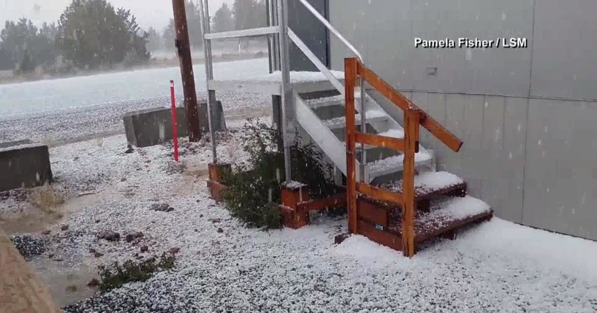 Hail Storm Pelts Parts of Oregon