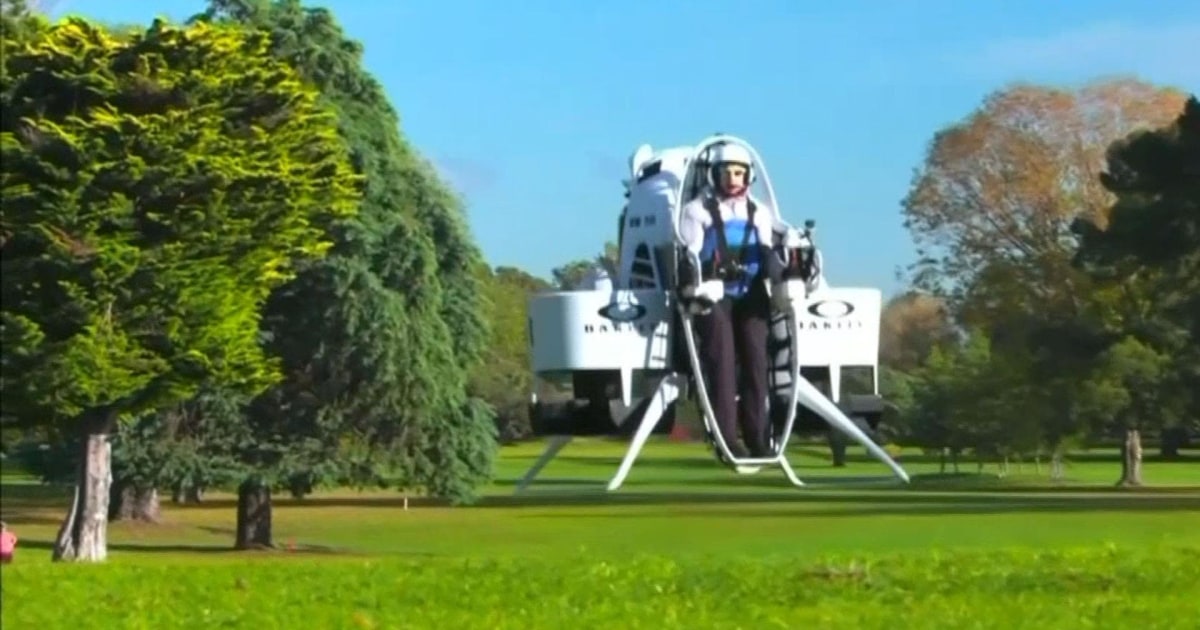 Is this Jet Pack the Future of Golf Carts?