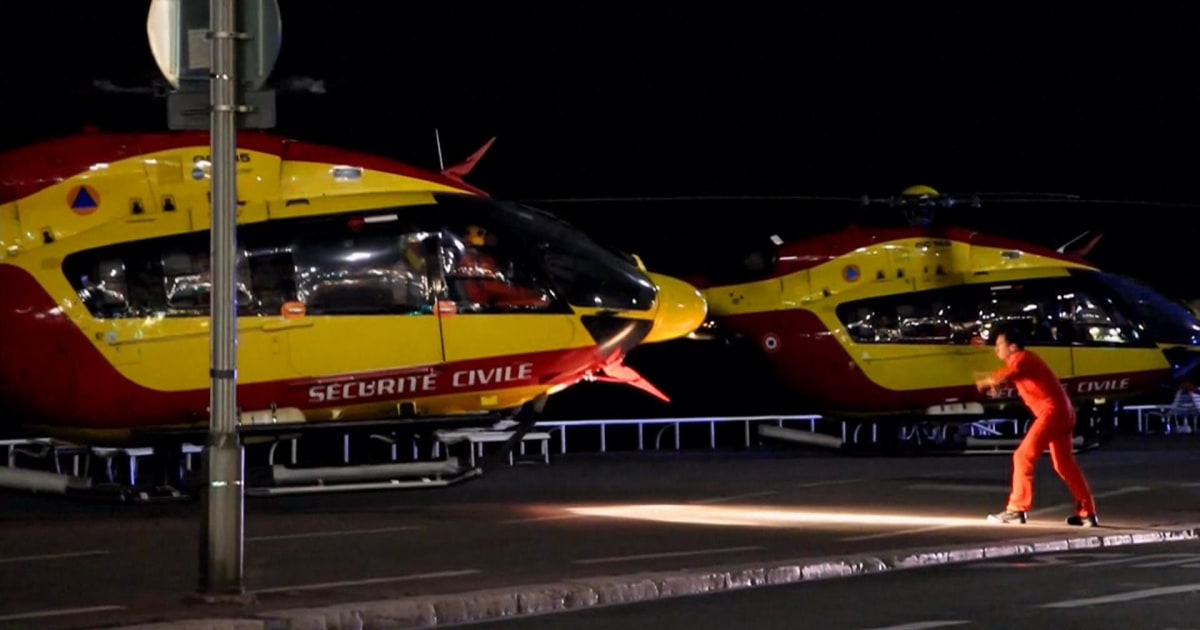 Medical Chopper Rushes in to Assist injured in France
