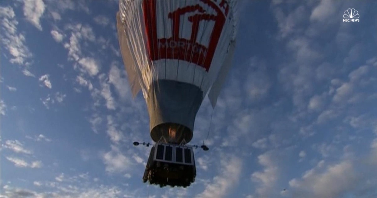 Russian Adventurer Attempts to Break Hot Air Balloon Record