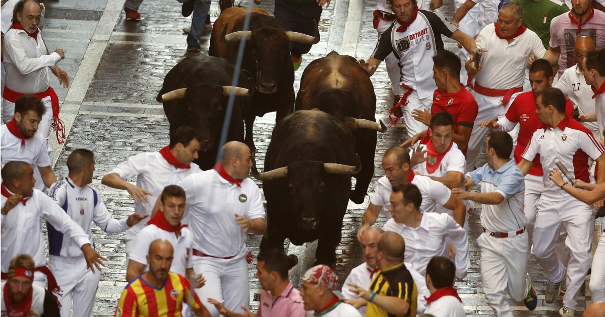 Running of the Bulls Festival Gets Underway