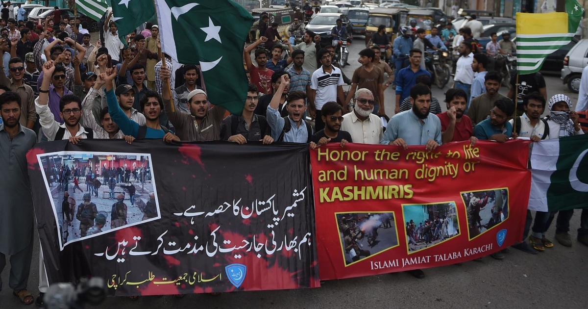 India and Pakistan Protest Kashmir's 'Black Day'