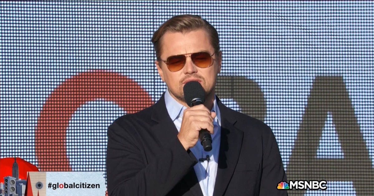 Global Citizen Festival 2015: Leonardo DiCaprio Interview