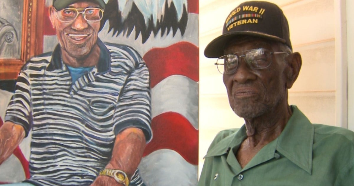 Portrait Honors Oldest Veteran