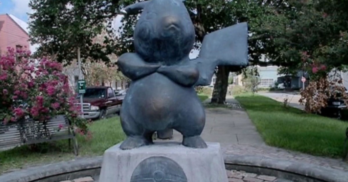 Pokemon Statue Rises In New Orleans
