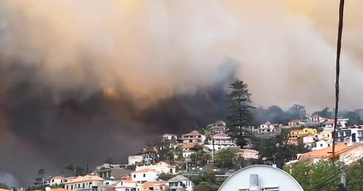 Deadly Wildfire Rages Across Portugal's Madeira Islands