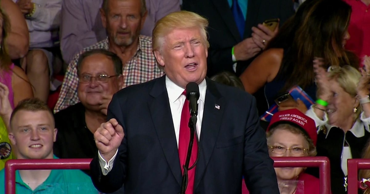 Trump Thanks Fire Marshal During Pennsylvania Speech