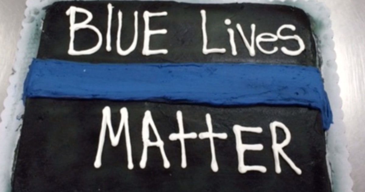 Walmart Rejects 'Blue Lives Matter' Cake