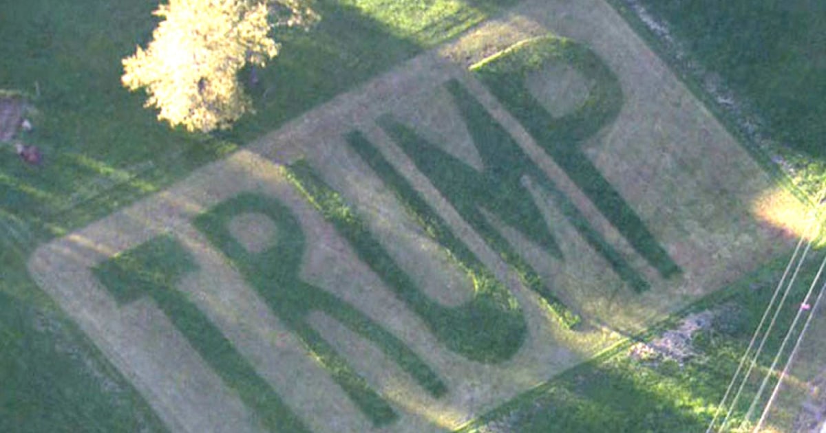 Man Makes Lawn Trump Message After Signs Repeatedly Stolen