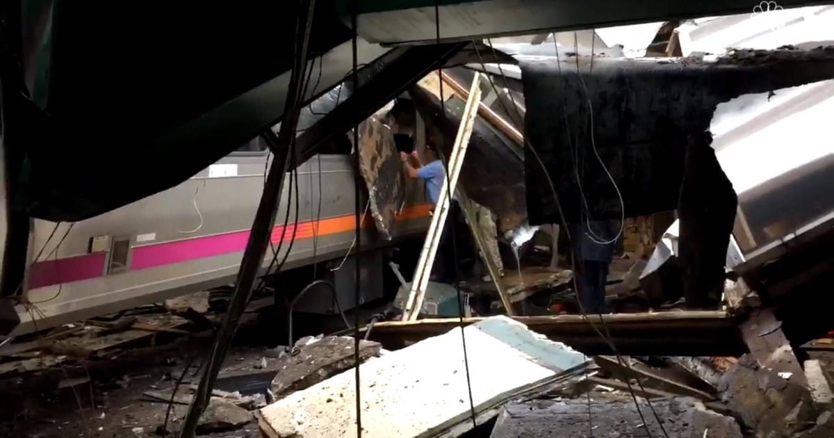 See Aftermath of Hoboken, N.J. Passenger Train Crash into Station