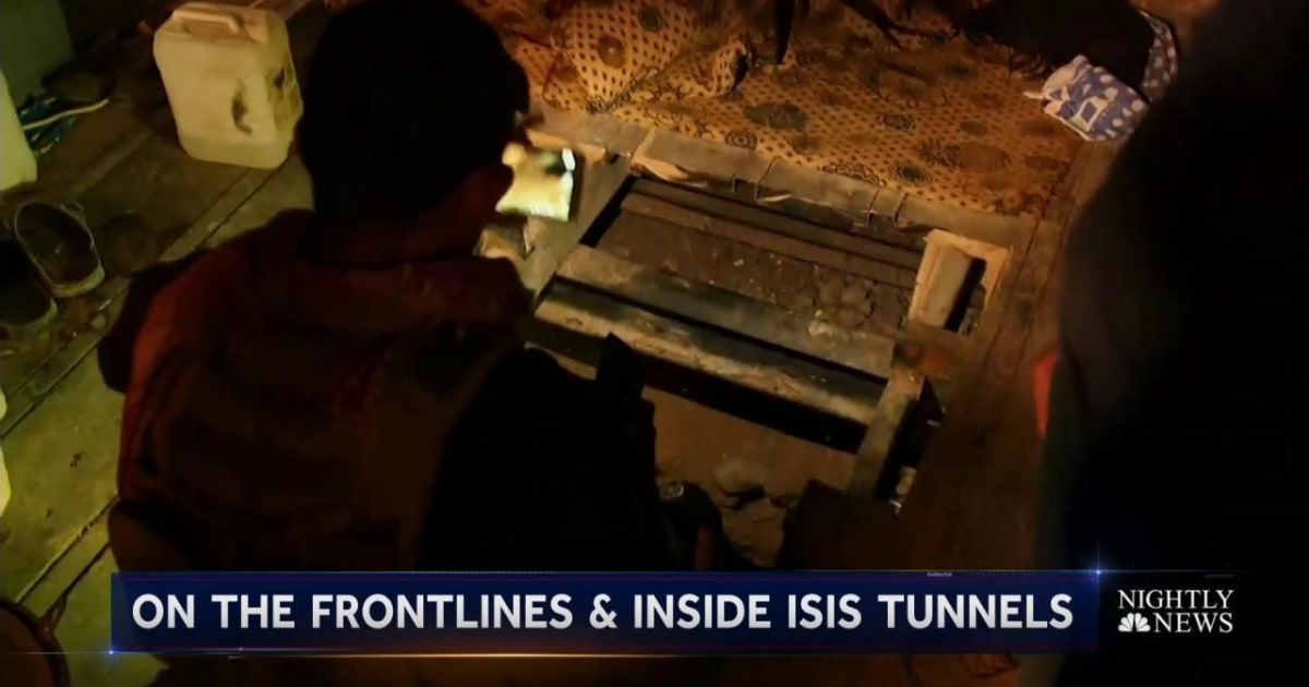 Inside Underground Bunkers Where ISIS Fighters Lived Before Running for ...