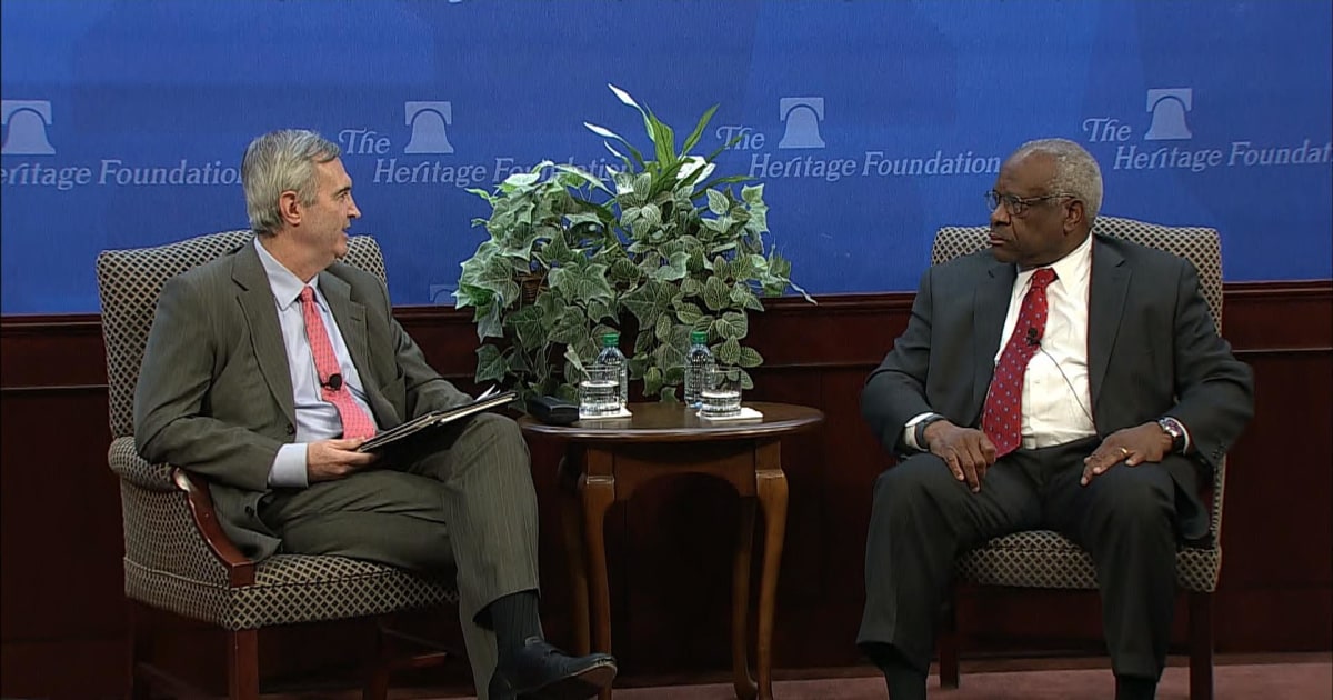 Justice Thomas: Washington Too Comfortable With Not Debating Issues