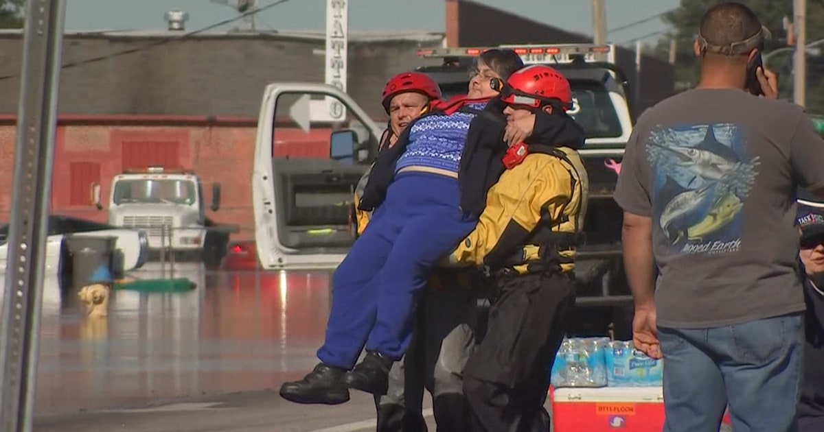 Rescue Teams in North Carolina Save Residents From Flood Waters