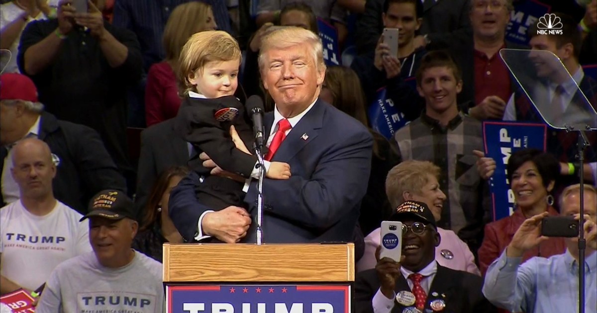 Trump to Baby Look-A-Like: 'You Are Much Too Good Looking'