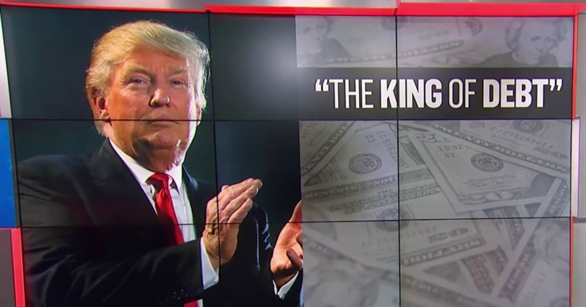 Donald Trump: “I’m the king of debt’
