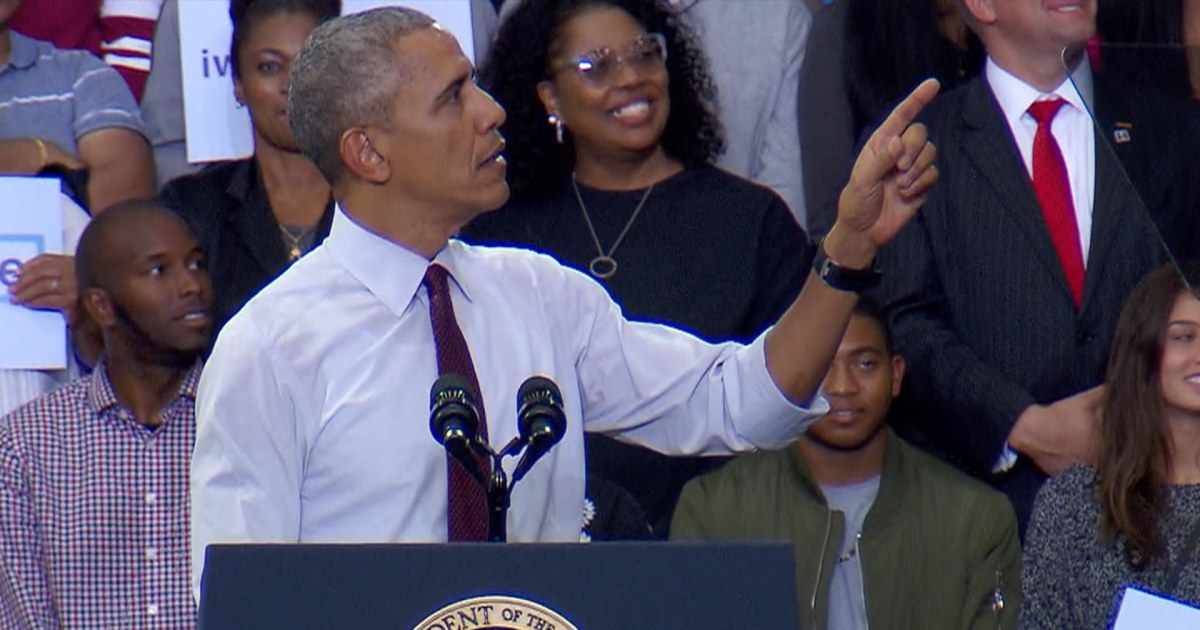Obama Snaps at Crowd for Yelling at Heckler