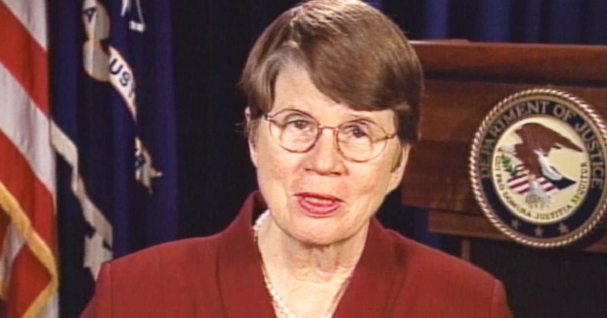 Janet Reno, First Woman to Serve as US Attorney General, Dies
