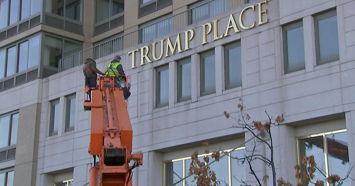 Trump Sign Removed from NYC Complex Complex