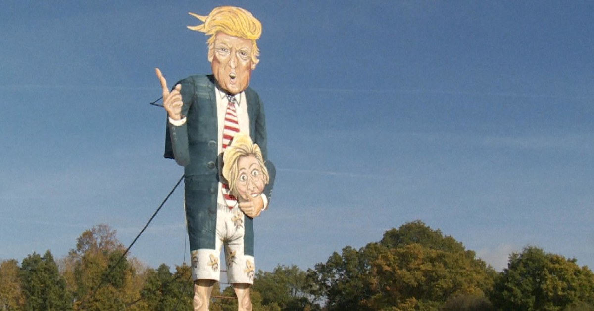 Why This 36-Foot-Tall Donald Trump Is Built to Burn