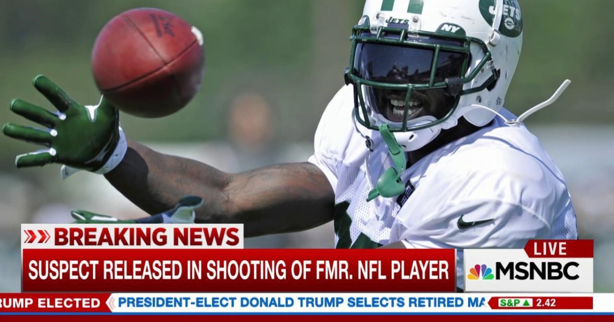 Suspect who shot former NFL player released