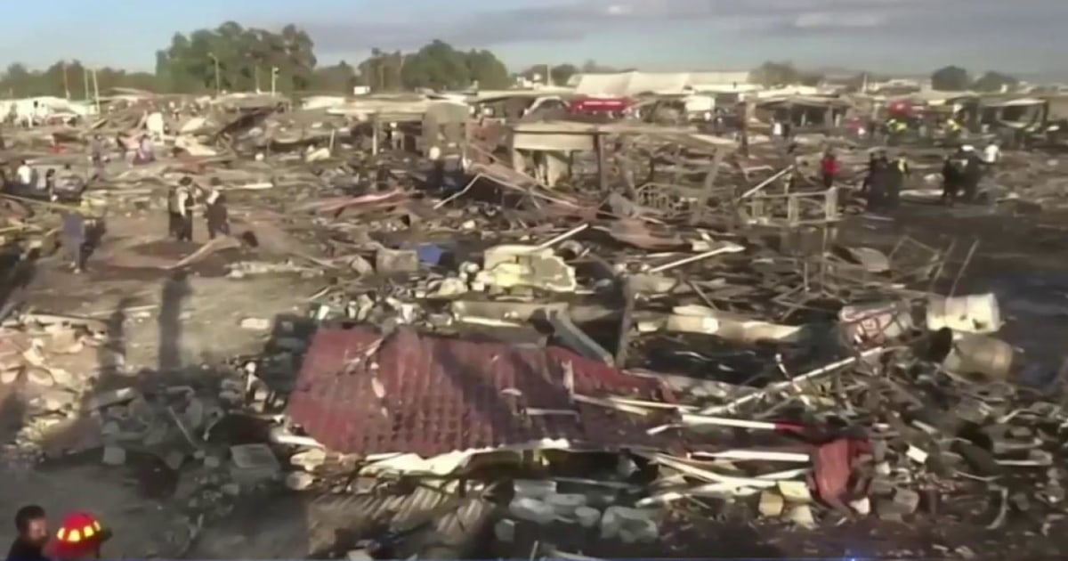 At Least 32 Dead, 59 Injured in Massive Mexico Fireworks Explosion