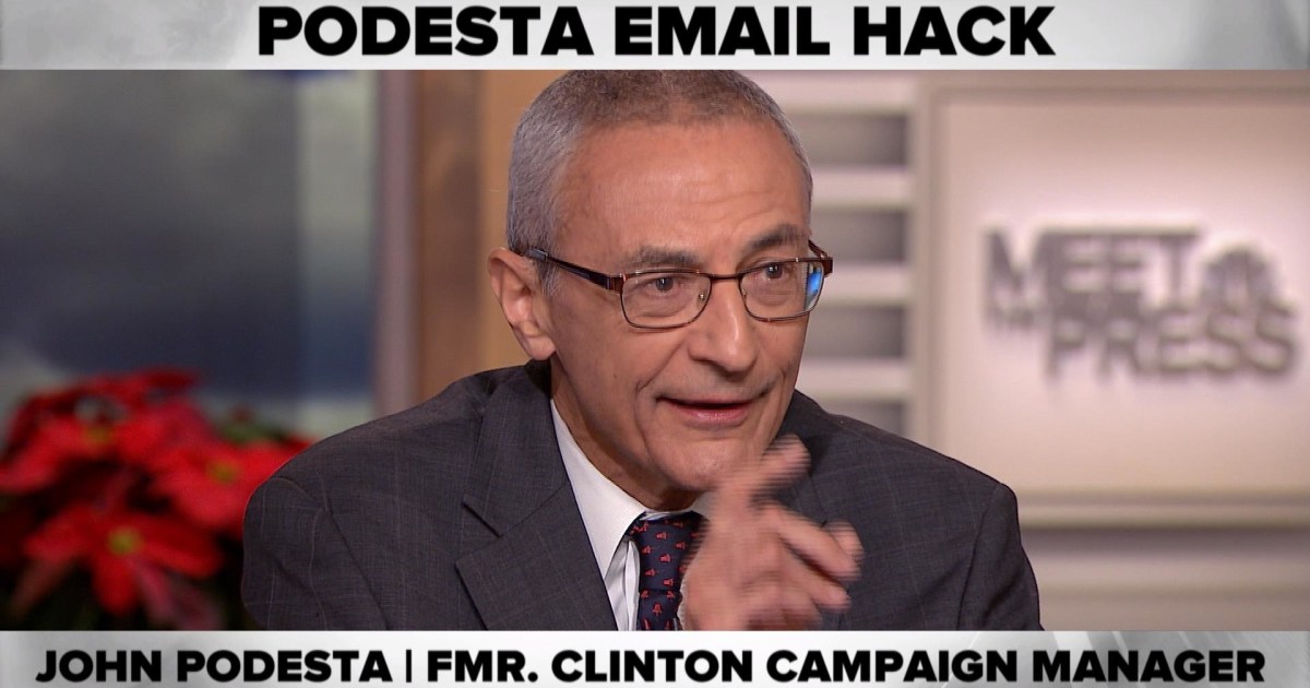Podesta: I Only Heard From FBI About Email Hack One Time