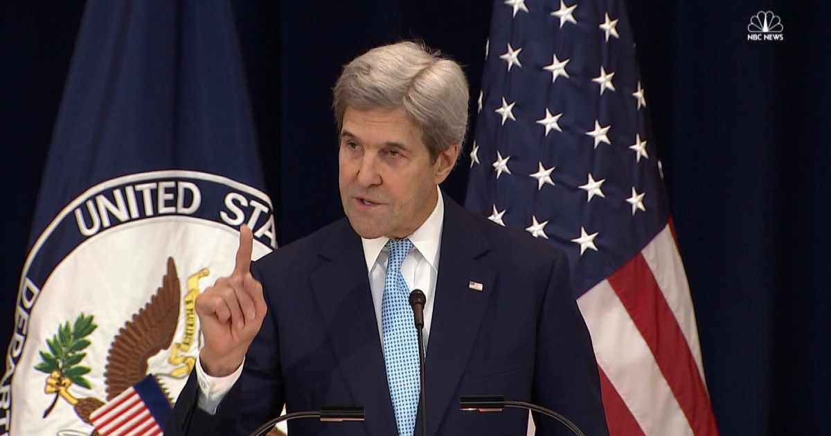 Kerry: With One State, ‘Israel Can Either be Jewish or Democratic—It ...