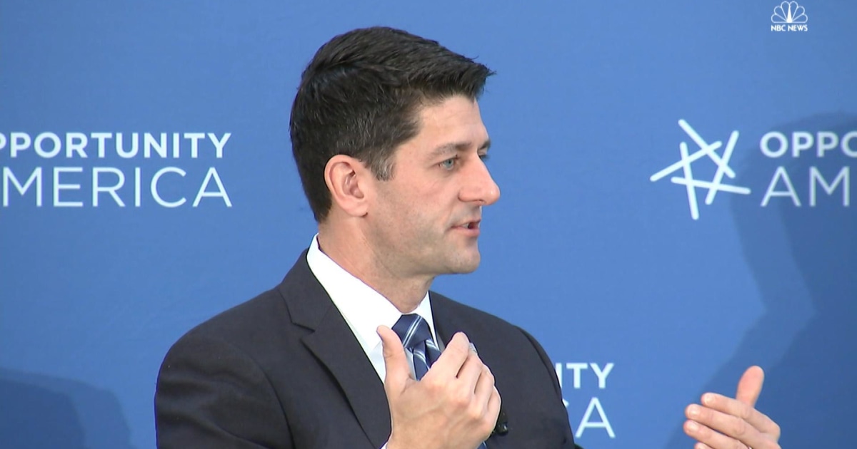 Ryan Sees ‘Nothing But Enthusiasm’ From Trump on Addressing Economy