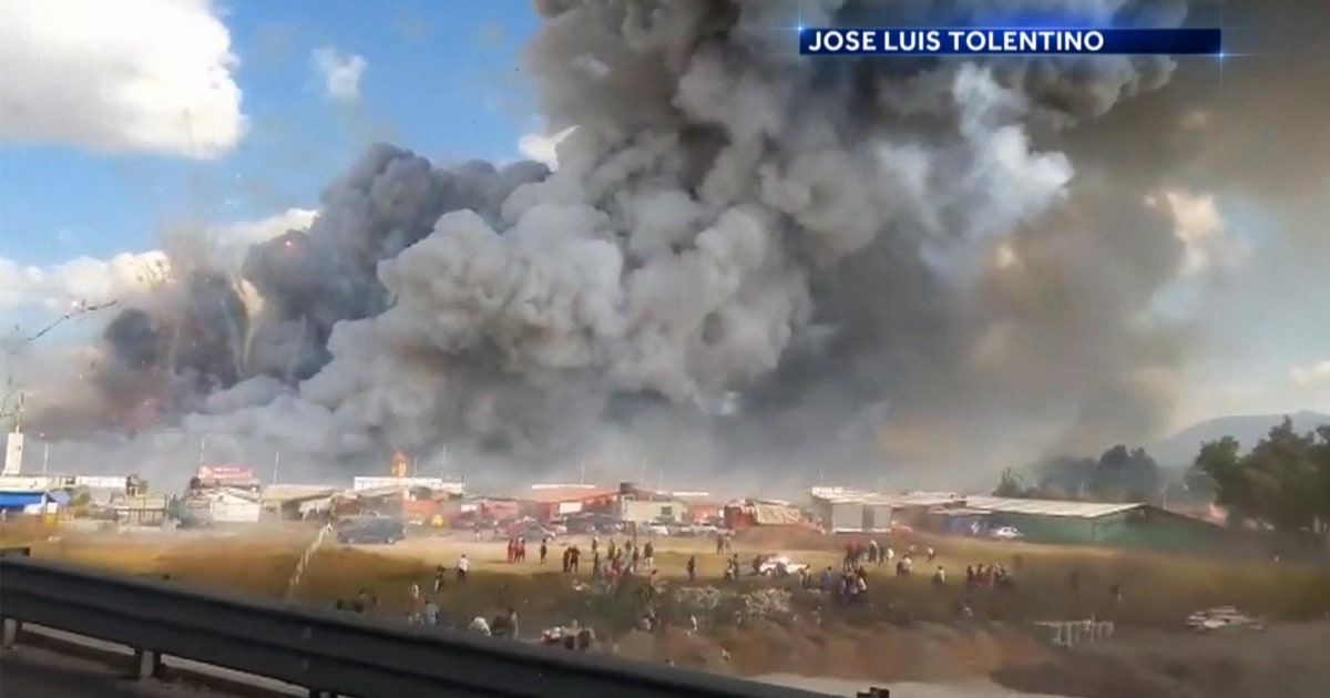 Deadly Fireworks Market Explosion Rocks Mexico